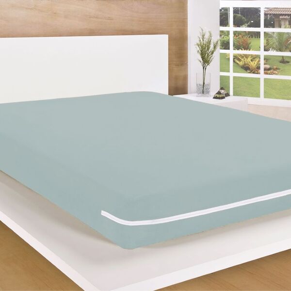 Capa De Colchão Queen 1 Peça Cinza | Leroy Merlin