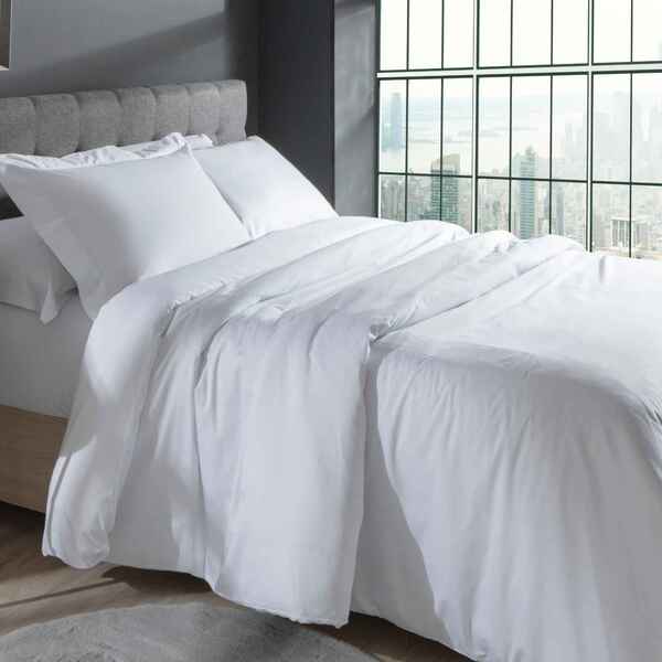 Capa De Edredom Duvet King 300 Fios Branco Kacyumara | Leroy Merlin