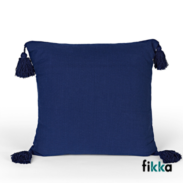 Capa Para Almofada Way Azul Escuro 45 Cm X 45 Cm - Fikka | Leroy Merlin