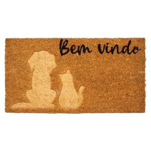 Capacho Fibra De Coco Ruby 21 Bege-preto 0,33x0,60m | Leroy Merlin