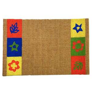 Capacho Pintado 40x60 Cm Mel Claro 140978 Apaeb | Leroy Merlin