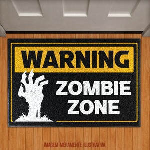 Capacho Warning Zombie Zone | Leroy Merlin