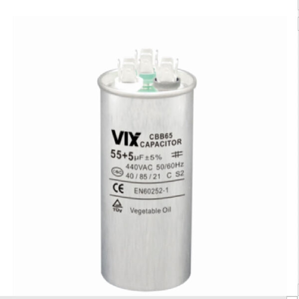 Capacitor Duplo 55+5mf Vix - 440volts | Leroy Merlin