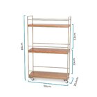 Carrinho De Bar Hemingway Linee Terracota | Leroy Merlin