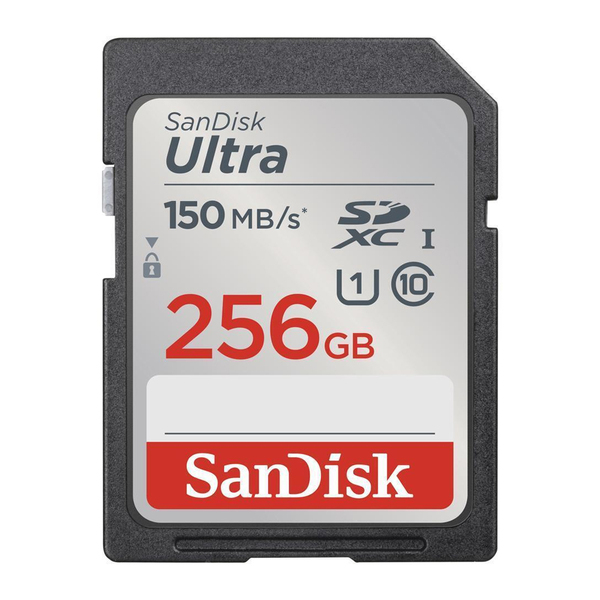 Cartão De Memória Sdxc Sandisk 256gb Cartão Sd Ultra 150mbs | Leroy Merlin