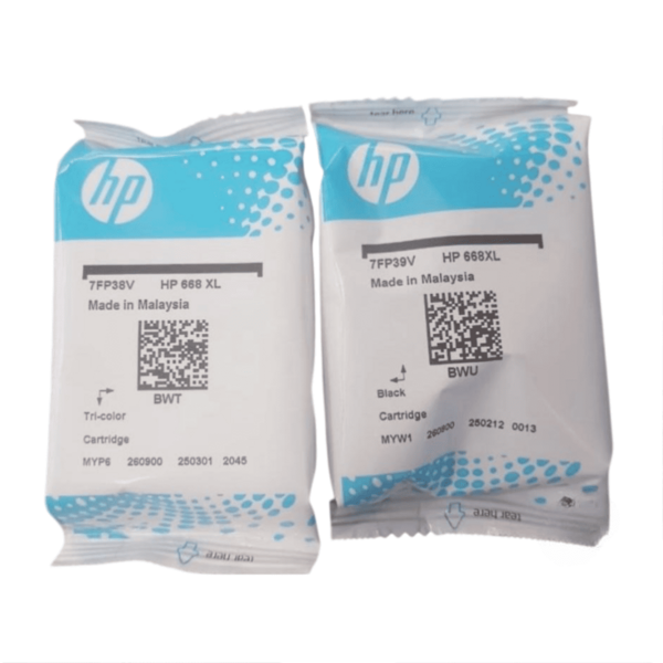 Cartucho De Tinta Hp 668xl Kit 2 Cores Preto 7fp39v E Color 7fp38v ...