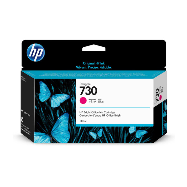 Cartucho De Tinta Hp 730 Magenta P2v63a | Plotter Hp T1600 T1700 ...