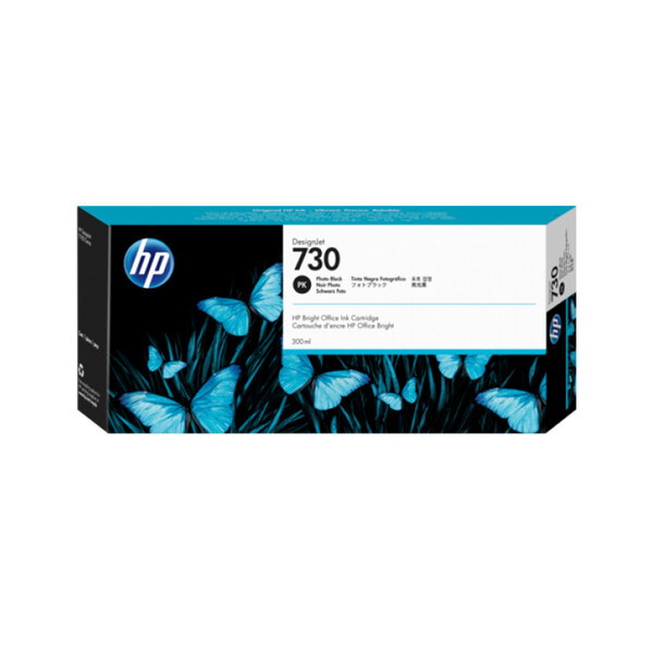 Cartucho De Tinta Hp 730 Preto Fotográfico P2v73a | Plotter Hp T1600 ...