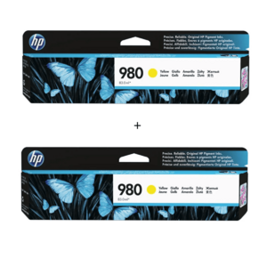 Cartucho De Tinta Hp 980 D8j09a Kit 2 Amarelo | X585z X555dn X555xh ...