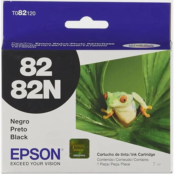 Cartucho Epson 82n Original T082120 Br Preto | R270 | R290 | Rx590 ...
