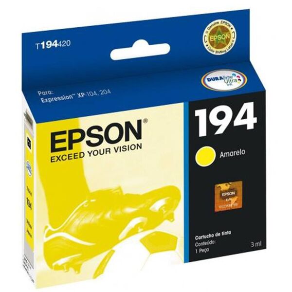 Cartucho Epson Amarelo 5ml - T194420-br | Leroy Merlin