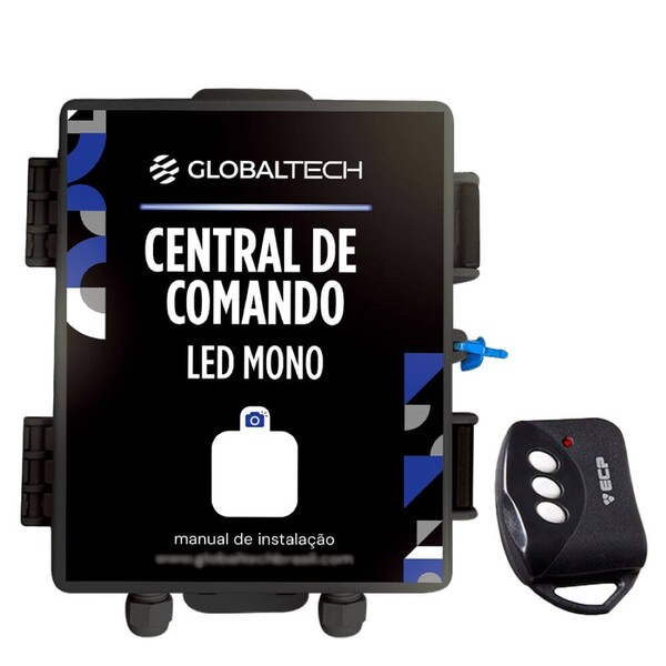 Central De Comando Led Piscina Monocromático Com Controle - 180w/15a ...