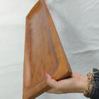 Centro Mesa Decorativo Fruteita Home&co Madeira 6x42x42cm Natural ...