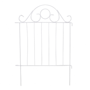 Cerca Metal Jardim Firenze Branca 40x40cm | Leroy Merlin