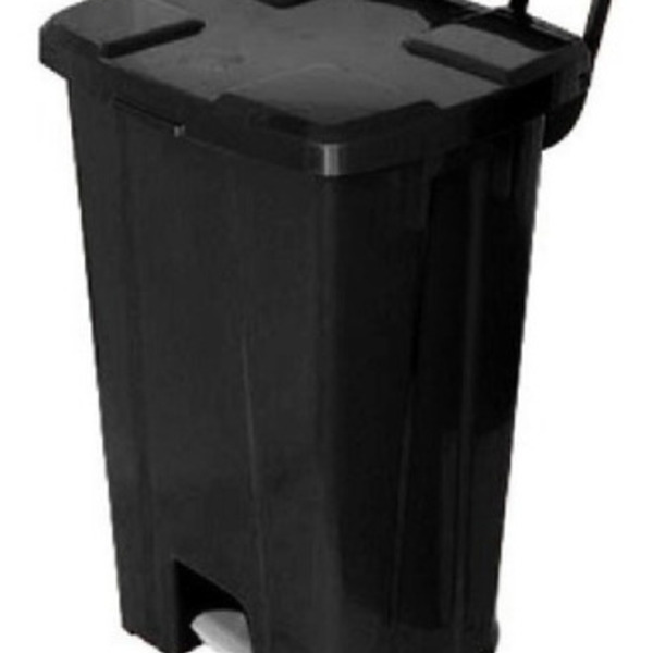 Cesto Lixeira Com Rodas E Pedal 100l Marca Jsn | Leroy Merlin