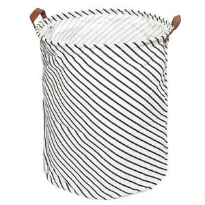 Cesto Organizador Roupa Suja Brinquedos Dobrável Grande Branco-diag ...