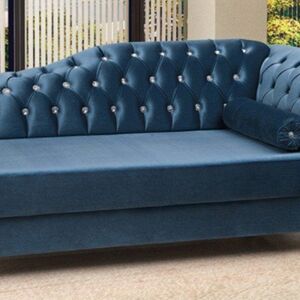 Chaise Palmeira Em Corda Náutica Azul - Tecido Trancoso | Leroy Merlin