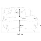 Chaise Namoradeira 02 Lugares Bouclê Plaza Azul Turquesa | Leroy Merlin