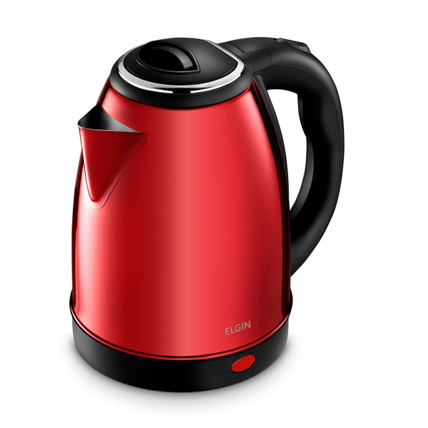 Chaleira Elétrica Elgin Inox Prime 1,8l Vermelha 220v | Leroy Merlin