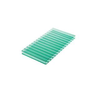 Chapa De Policarbonato Alveolar Verde 4mm - 2,10m X 6,00m - Polygal ...