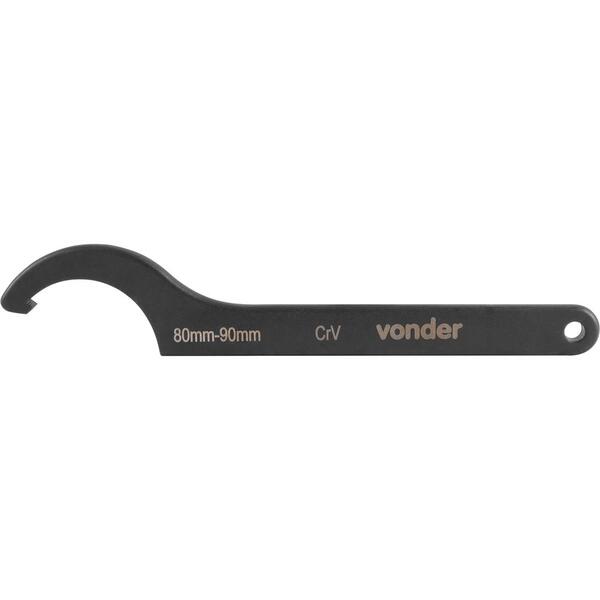 Chave Gancho 80 Mm À 90 Mm Cromo Vanádio Vonder | Leroy Merlin