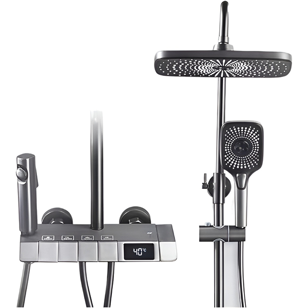 Chuveiro Ducha 4 Saídas Misturador Termostato Digital Cromad | Leroy Merlin