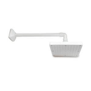 Chuveiro Ducha Quadrada De 6 Polegadas Em Abs Branco Parede Articulado ...