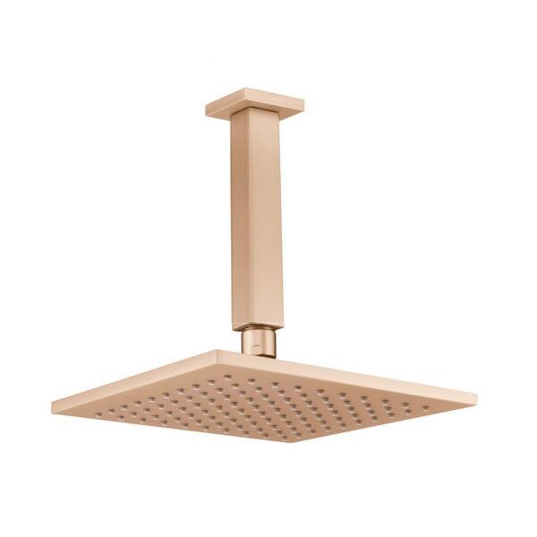 Chuveiro Teto Metal Versata Tubo 20 Cm Champanhe Fani | Leroy Merlin