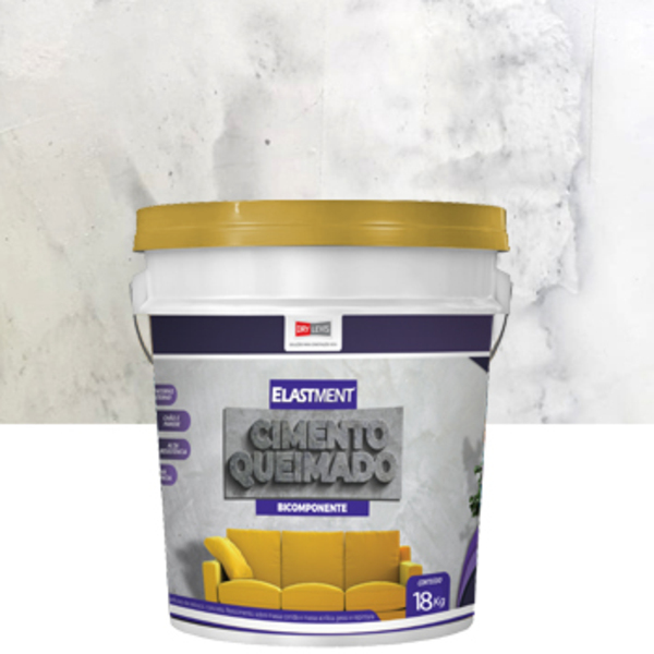 Cimento Queimado Elastment Branco 3,7kg | Leroy Merlin