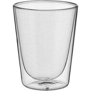 Clear Copo 10x6x6cm 280ml Borosilicato Transparente Parede Dupla | Leroy Merlin