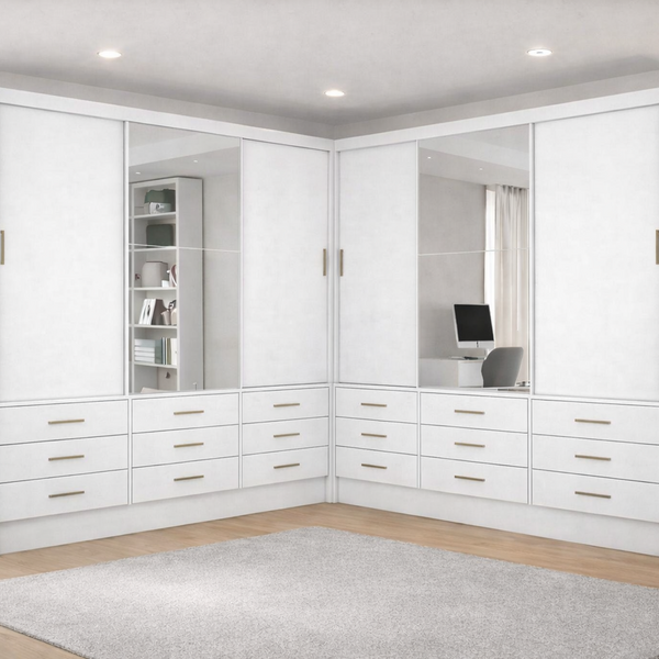 Closet 6 Portas 18 Gavetas Domus Plus - Grand Line | Leroy Merlin