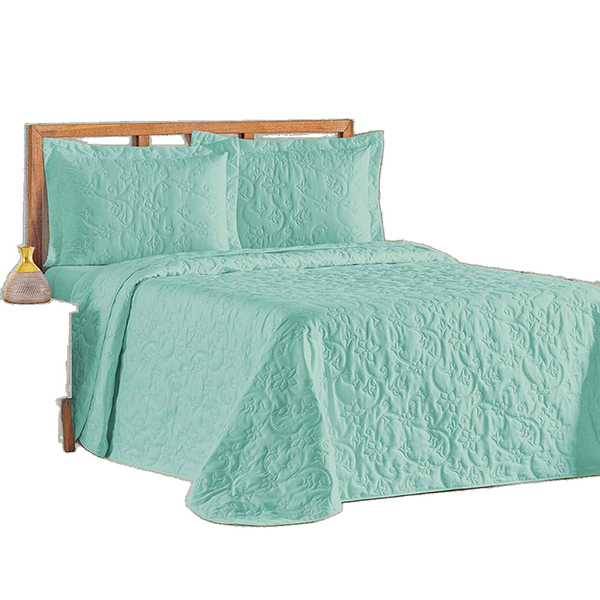 Cobre Leito Colcha Queen Mobili 03 Peças - Tifanny - 100% Poliéster ...