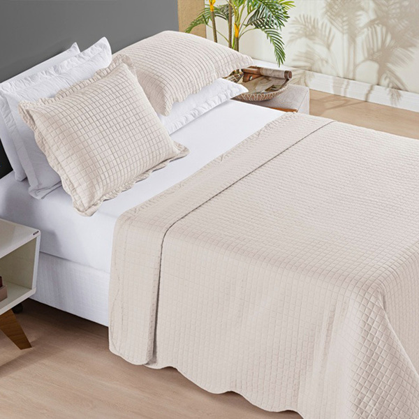 Cobre Leito Domo Original Solteiro Dupla Face Barato - Palha | Leroy Merlin