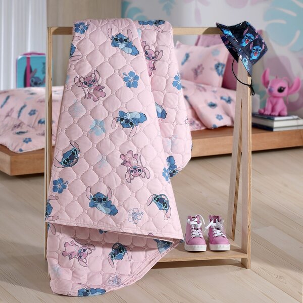Cobre Leito Infantil Stitch Angel Solteiro 100% Poliéster Stitch Angel ...