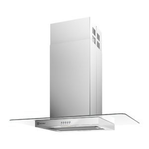 Coifa de Ilha Electrolux 90cm Inox com Vidro 5 e 6 Bocas com Luz de LED ...