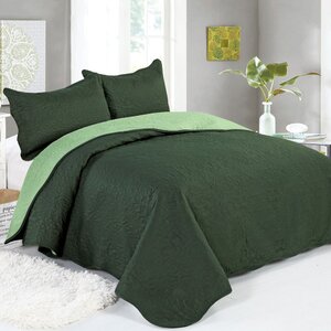 Colcha Sultan King 3 Peças Realce Premium Marcia Musgo | Leroy Merlin