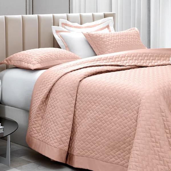 Colcha Trussardi Spiazzo 2 70mx2 60m Queen Rosa Perla | Leroy Merlin