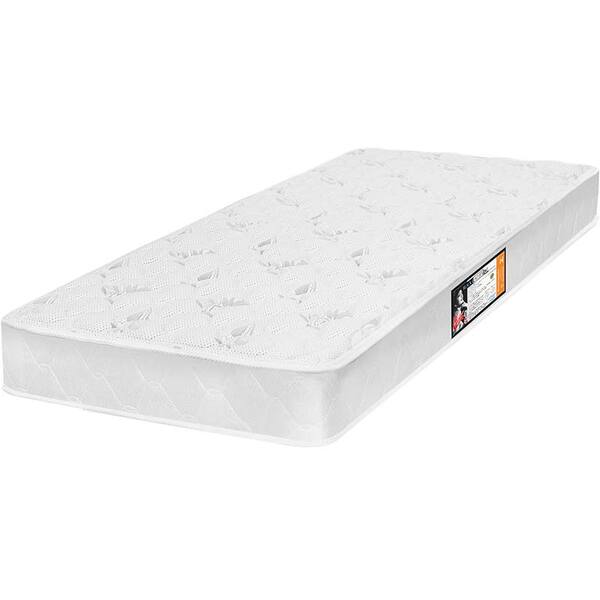 Colchão Black & White D45 One Face 88x188x25 - Castor - Branco | Leroy ...