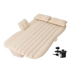 Colchão Cama Inflável Para Carro Com Bomba Elétrica 12v Vg Plus Bege ...