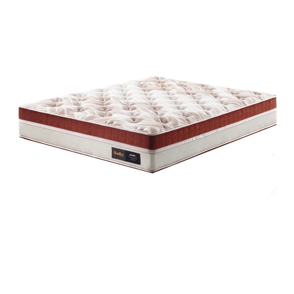 Colchão Casal Newflex 138x188x34cm Saara Branco/vermelho | Leroy Merlin