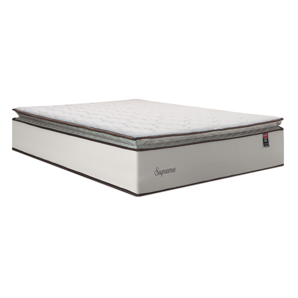 Colchão De Molas Ensacadas Pillow Top Supreme Lux Queen 158 Cm | Leroy ...