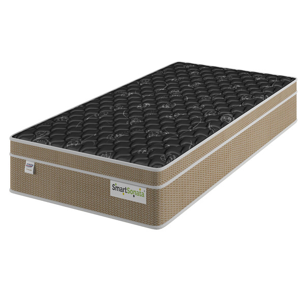Colchão Solteiro Smart Sonata D70 De Molas Verticoil 88x188 Bege/preto ...