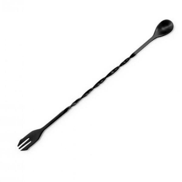 Colher Bailarina Bartender Com Garfo Onix Black - Mimo | Leroy Merlin