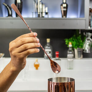 Colher Bailarina Cobreado Inox 26cm Bartender Store | Leroy Merlin