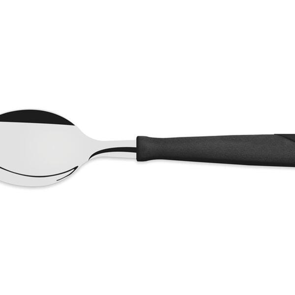 Colher Para Cha New Kolor Preto Lamina De Aco Inox E Cabo De ...