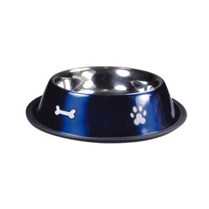 Comedouro Inox Antiderrapante Azul 700 Ml | Leroy Merlin