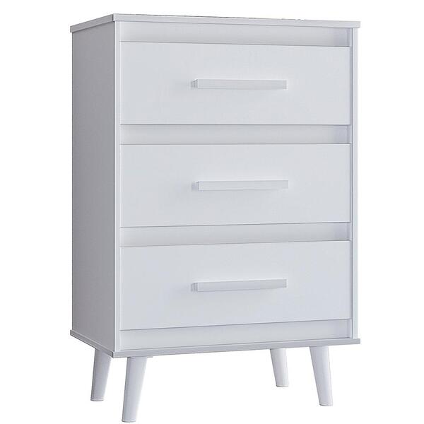 Comoda 3 Gavetas 61 Cm Mila Mobbs | Leroy Merlin
