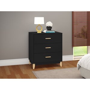 Mesa De Cabeceira Suspensa 1 Gaveta Superior Preto | Leroy Merlin