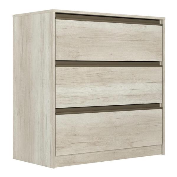 Cômoda 3 Gavetas Thb Móveis Decore Bianco Bp | Leroy Merlin