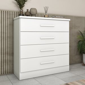 Cômoda 4 Gavetas Em Mdf/mdp Lua Espresso Móveis Neve | Leroy Merlin
